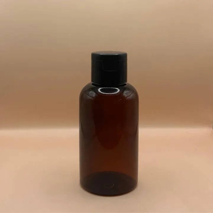 100ML PET Boston Bottle With 24/410 Flip-Top Cap – Ideal Packaging for Skincare and Personal ...