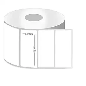 Direct Thermal Labels White 75mm x 50mm | High-Quality Adhesive Labels - SYSPACKPRO