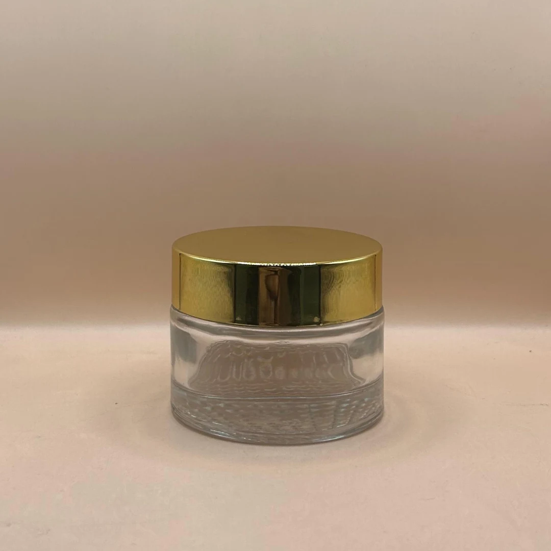 50gm Cosmetic Glass Jar – Premium Glass Packaging for Creams, Balms & Skincare Products - SYSPACKPRO
